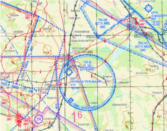 Lotnicza Mapa Polski 2009 | dlapilota.pl