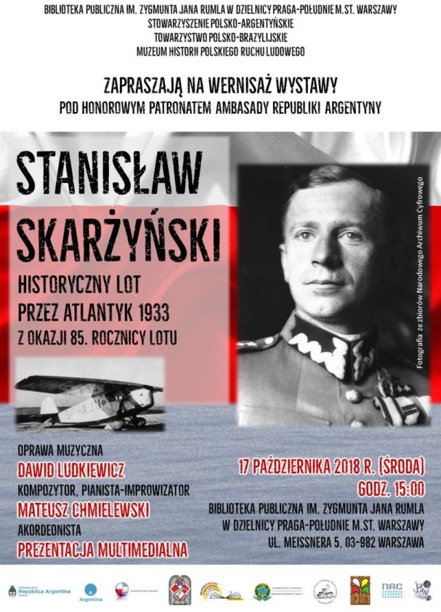 Wernisaż wystawy „Stanisław Skarżyński. Historyczny lot przez Atlantyk ...