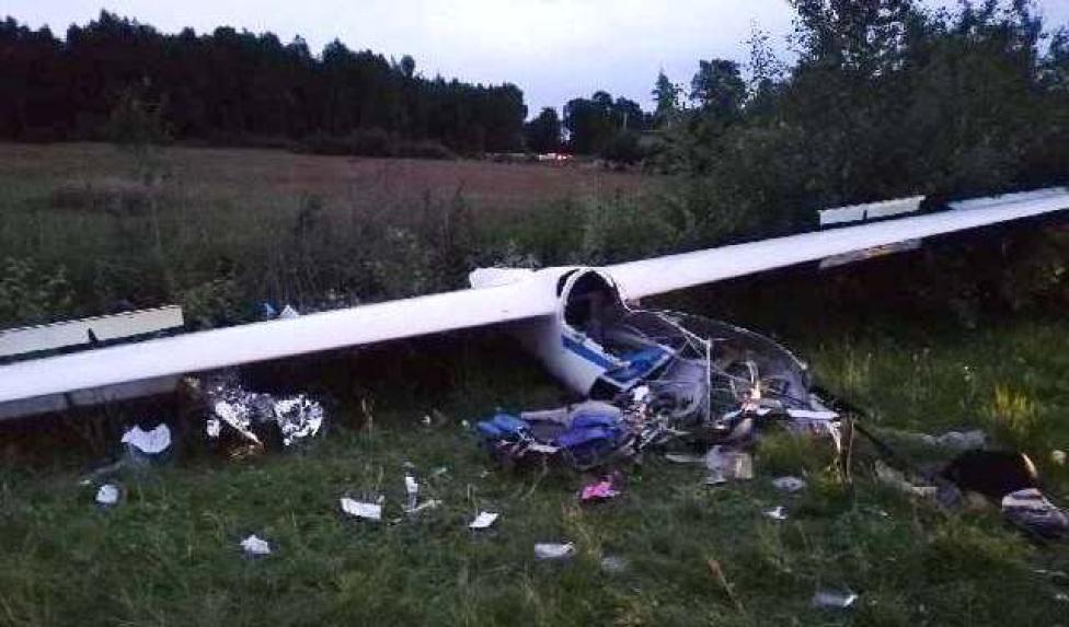 Wypadek szybowca w Laszkach | dlapilota.pl Wypadek szybowca w Laszkach | dlapilota.pl