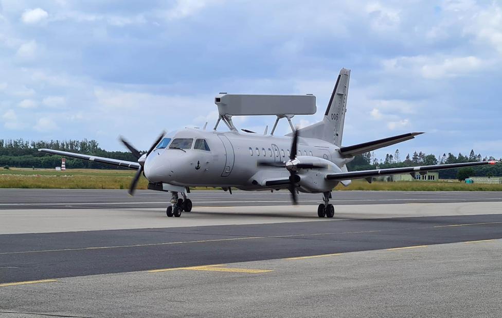 Drugi Saab 340 AEW wylądował w Gdyni | dlapilota.pl