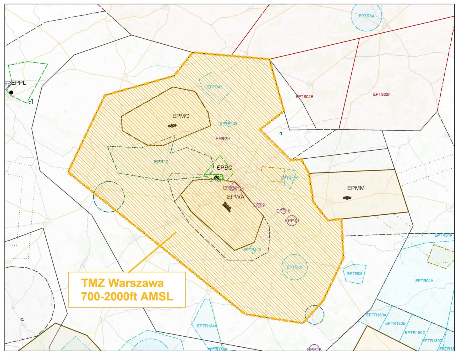 Pierwsza TMZ (transponder mandatory zone) w FIR EPWW | dlapilota.pl